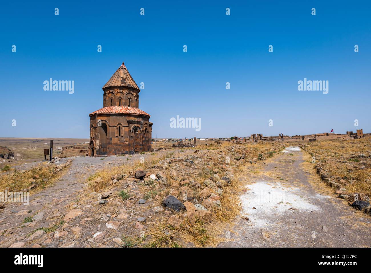 Ani Ancient Ruin near Kars, eastern Turkey. The Church of Saint Gregory ...