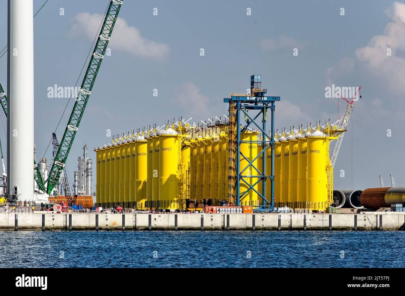 Rotterdam, The Netherlands, August 23, 2022: bright yellow foundation ...