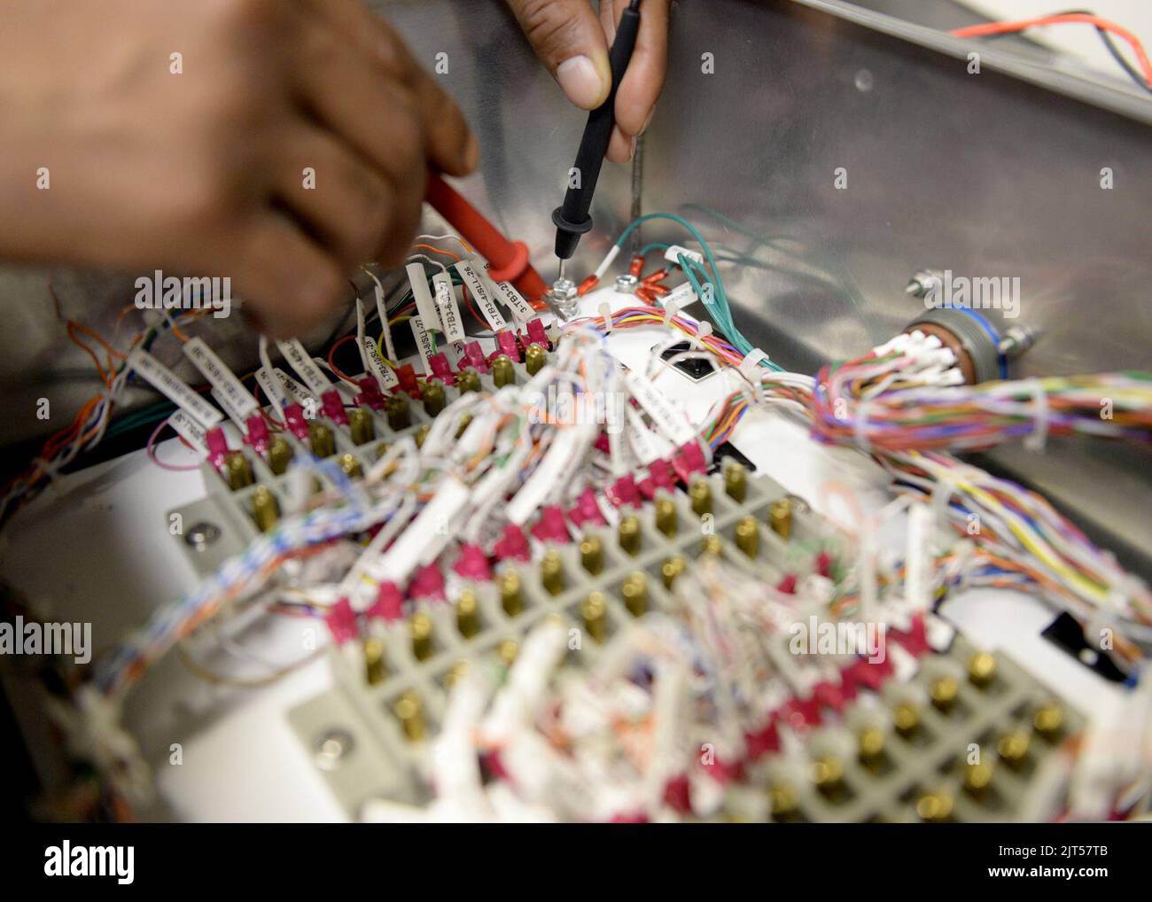 U.S. Navy Interior Communications Electrician 2nd Class assigned to the ...