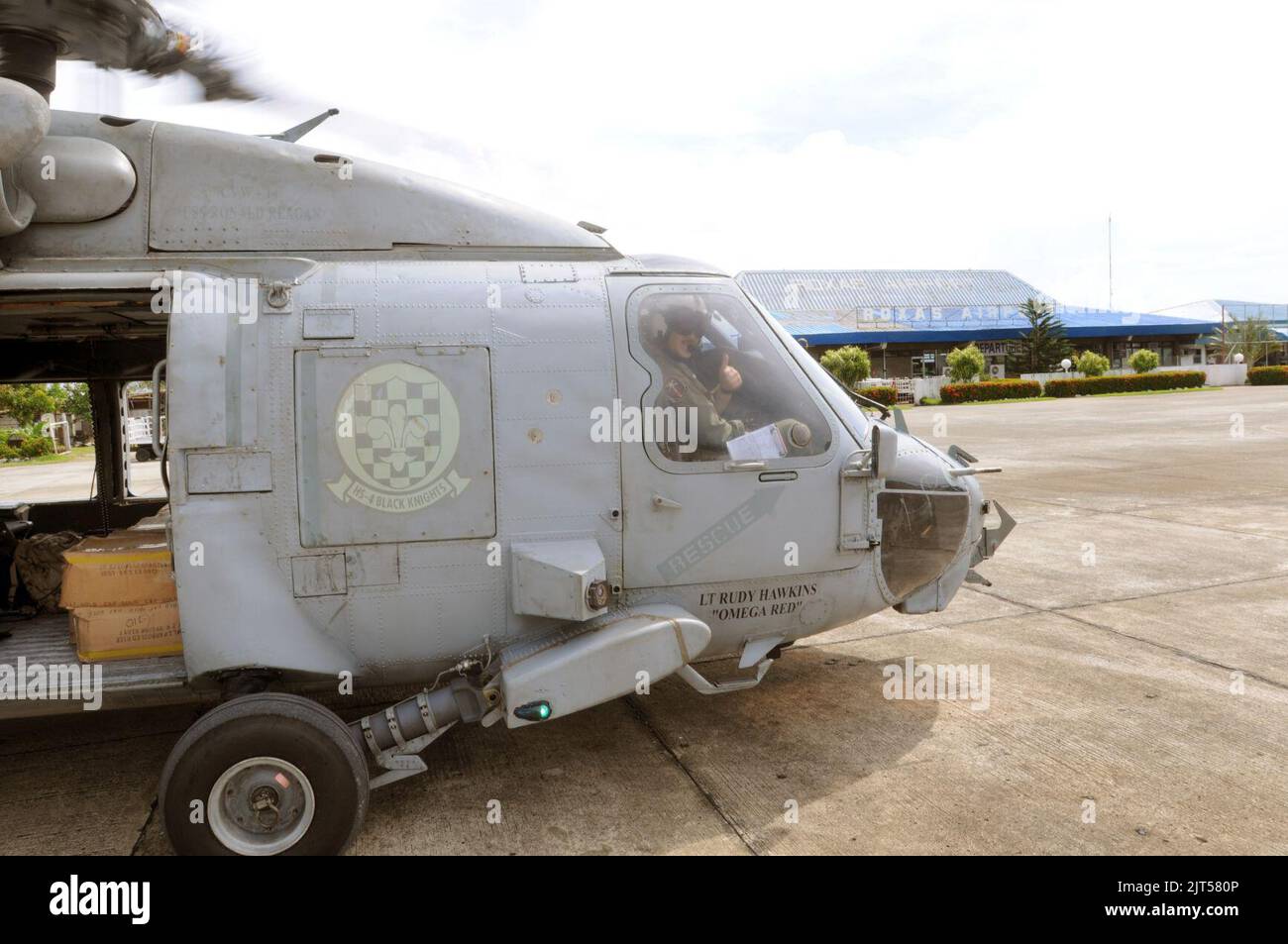 U.S. Navy Lt. a pilot assigned to Helicopter Anti-Submarine Squadron 4 ...