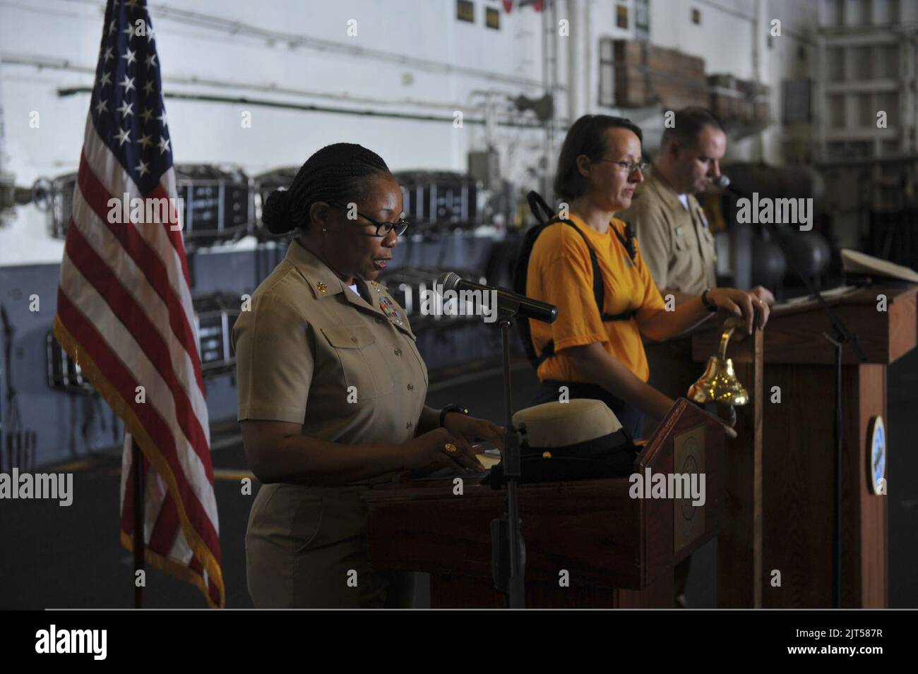 U.S. Navy Master Chief Culinary Specialist left, and Command Master ...