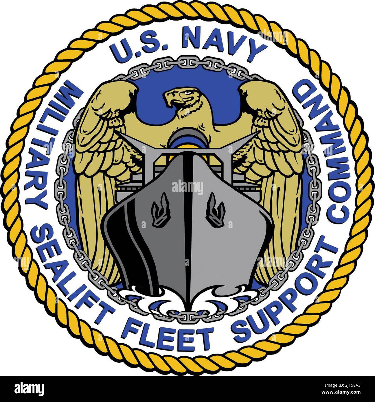 U.S. Navy Military Sealift Fleet Support Command — seal Stock Photo - Alamy