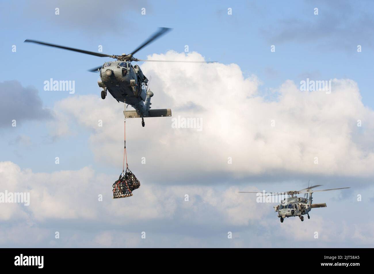 U.S. Navy MH-60S Seahawk helicopters assigned to Helicopter Sea Combat ...