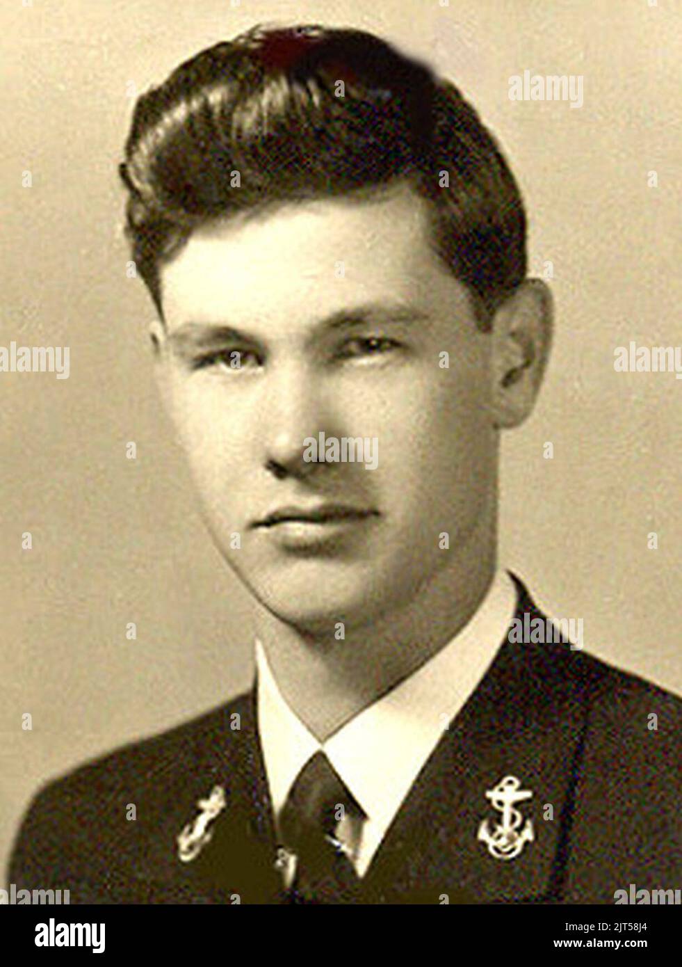 U.S. Navy portrait of Johnny Carson Stock Photo - Alamy