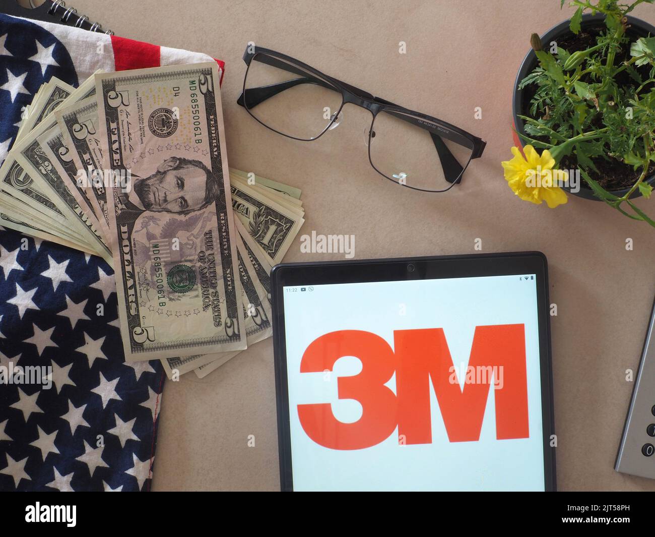 In this photo illustration, 3M Company (originally the Minnesota Mining ...