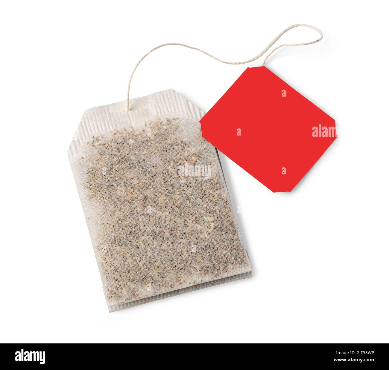 tea bag isolated on white background with clipping path Stock Photo - Alamy