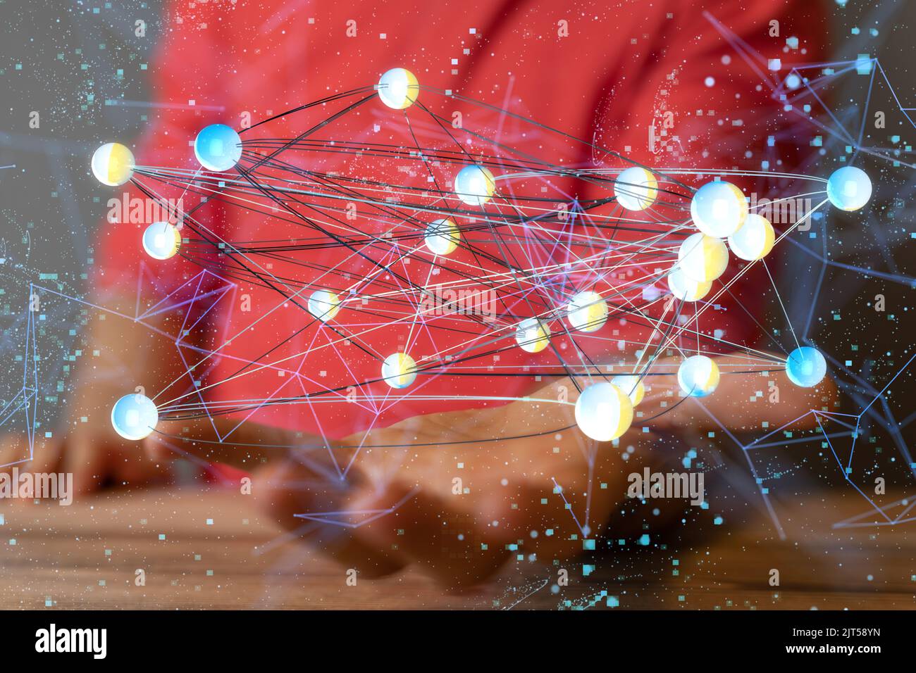 A 3D rendered paragraph section sign hovering in mans hand Stock Photo ...