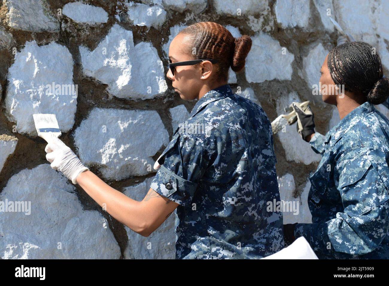 U.S. Navy Seaman left, and 1st Class both assigned to the newly ...