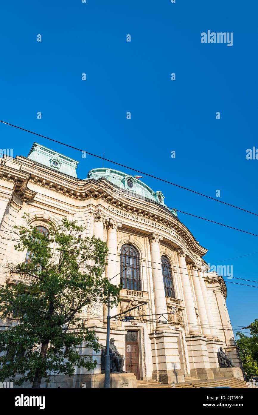 Sofia, Bulgaria - July 2022: Sofia University St. Kliment Ohridski ...