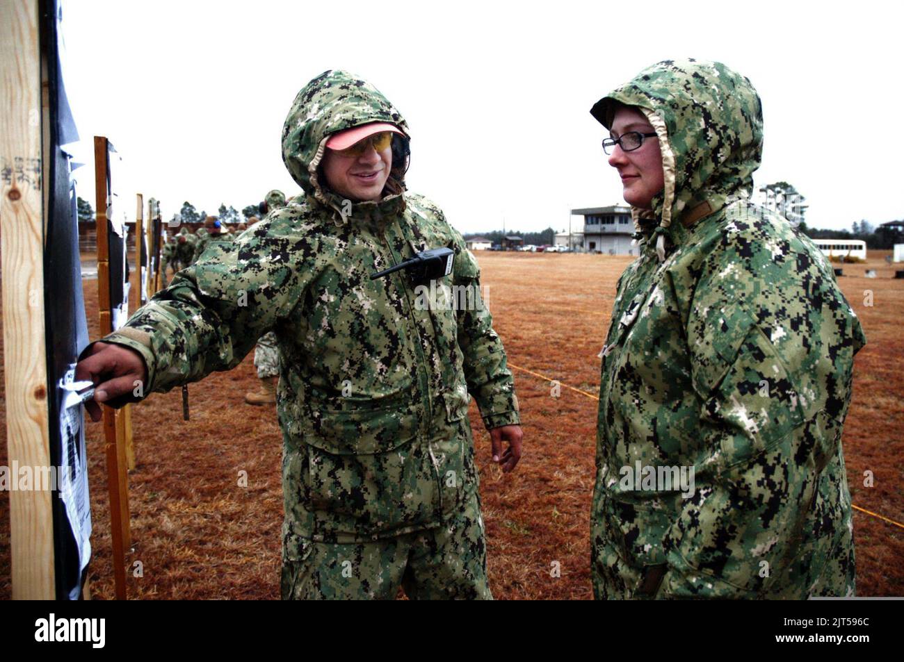 U.S. Navy Utilitiesman 1st Class left, with the 20th Seabee Readiness ...