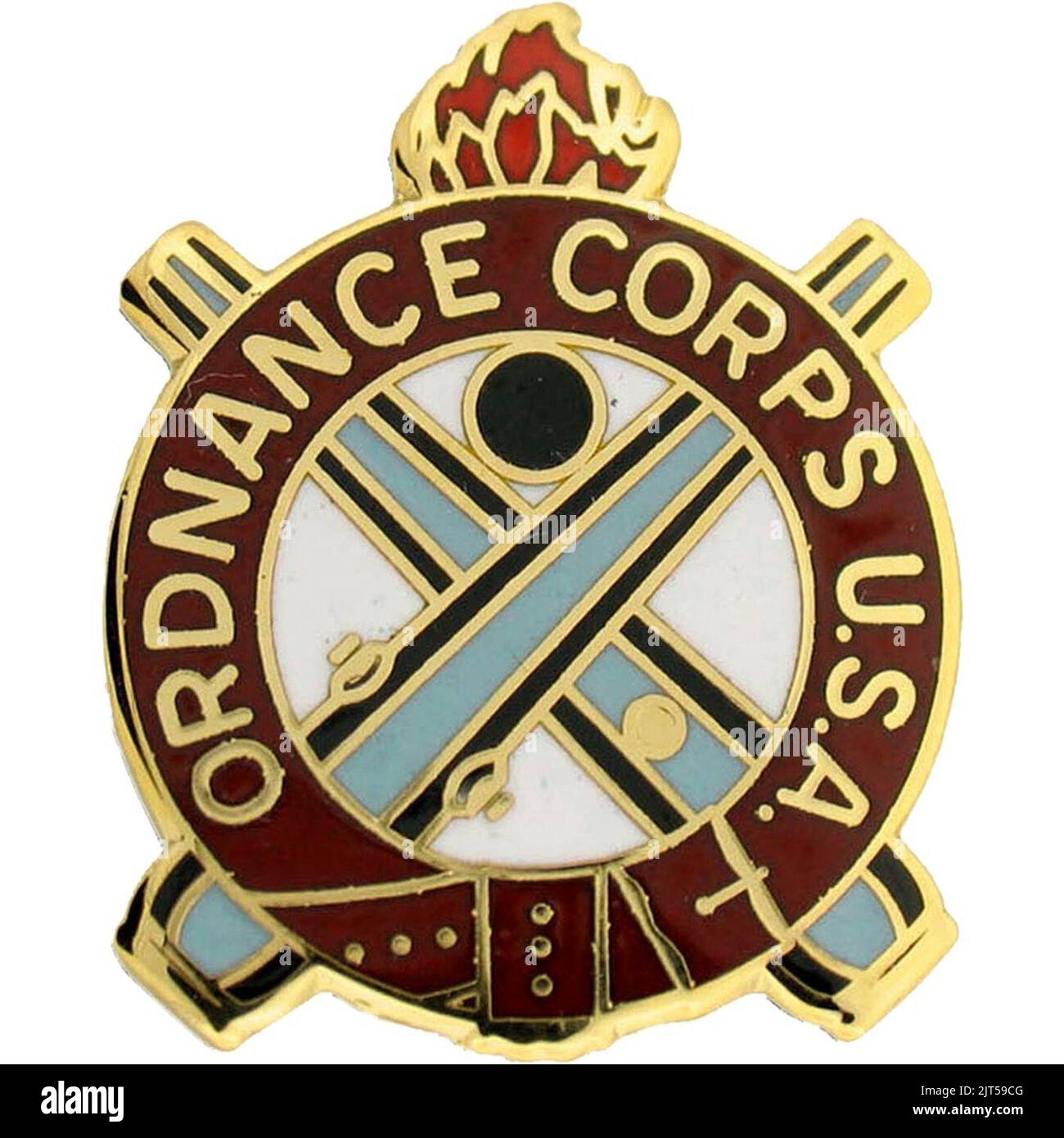 U.S. Ordnance Corps Crest Badge Stock Photo - Alamy