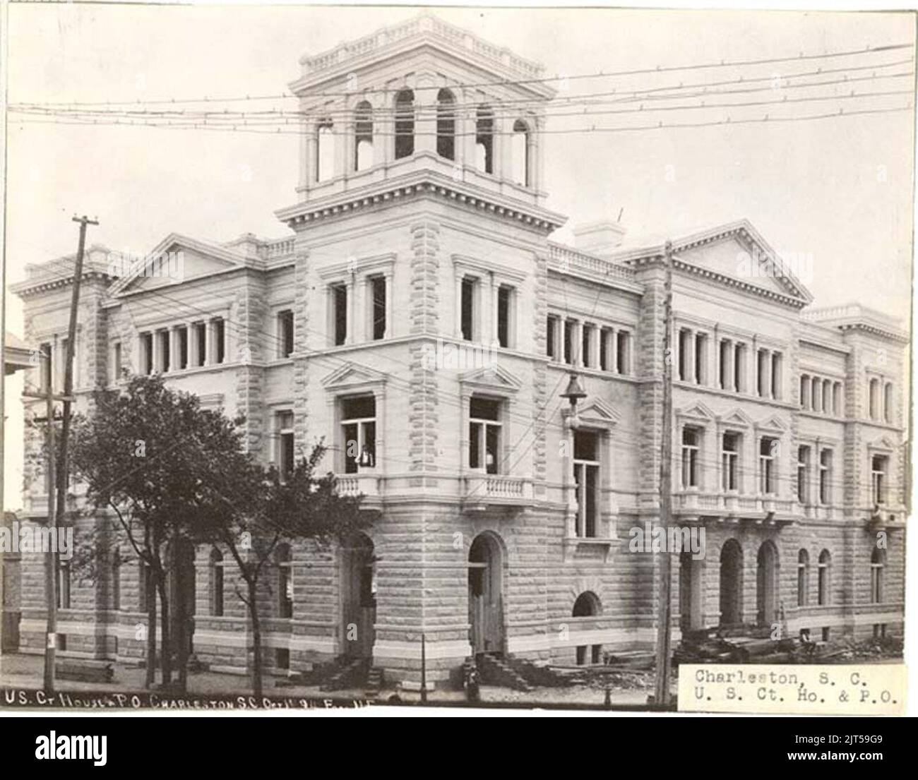U.S. Post Office and Courthouse (Charleston, South Carolina) 1901 Stock ...