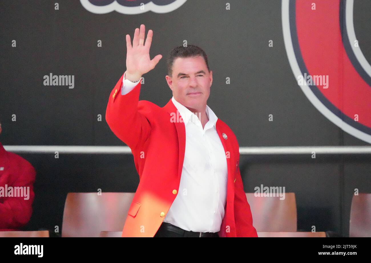 Former St. Louis Cardinals centerfielder and member of the St. Louis ...