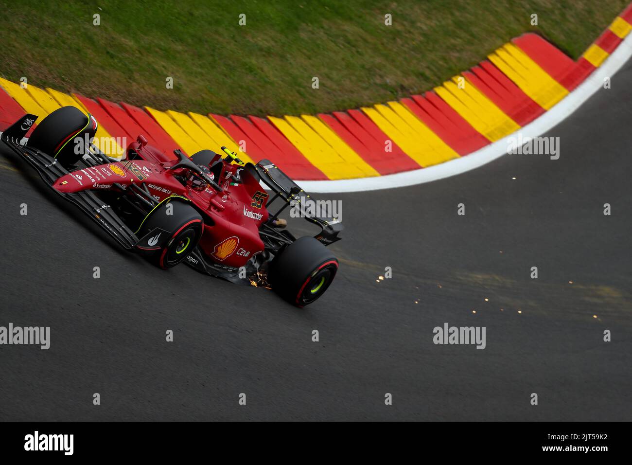 Spa Francorchamps, Vallonia, Belgium. 27th Aug, 2022. Carlos Sainz (SPA ...
