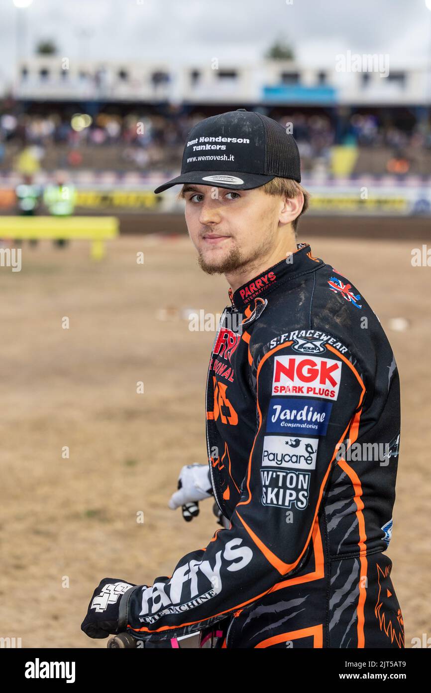 Leon Flint - British Speedway Rider - Wolverhampton Wolves Stock Photo ...