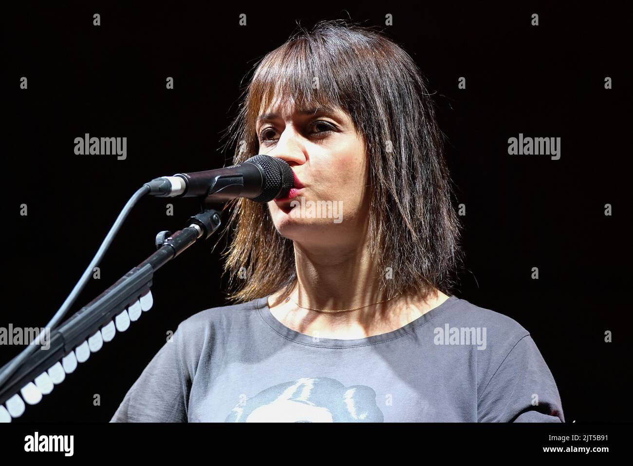 Carmen Consoli during the Italian singer Music Concert CARMEN CONSOLI ...