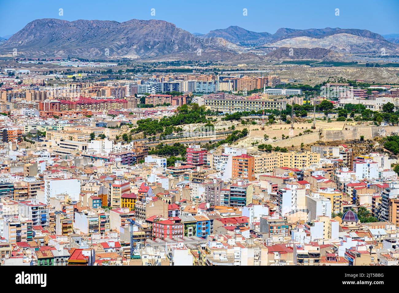 Alicante, views in the Santa Barbara Fort, Spain, 2022 Stock Photo - Alamy