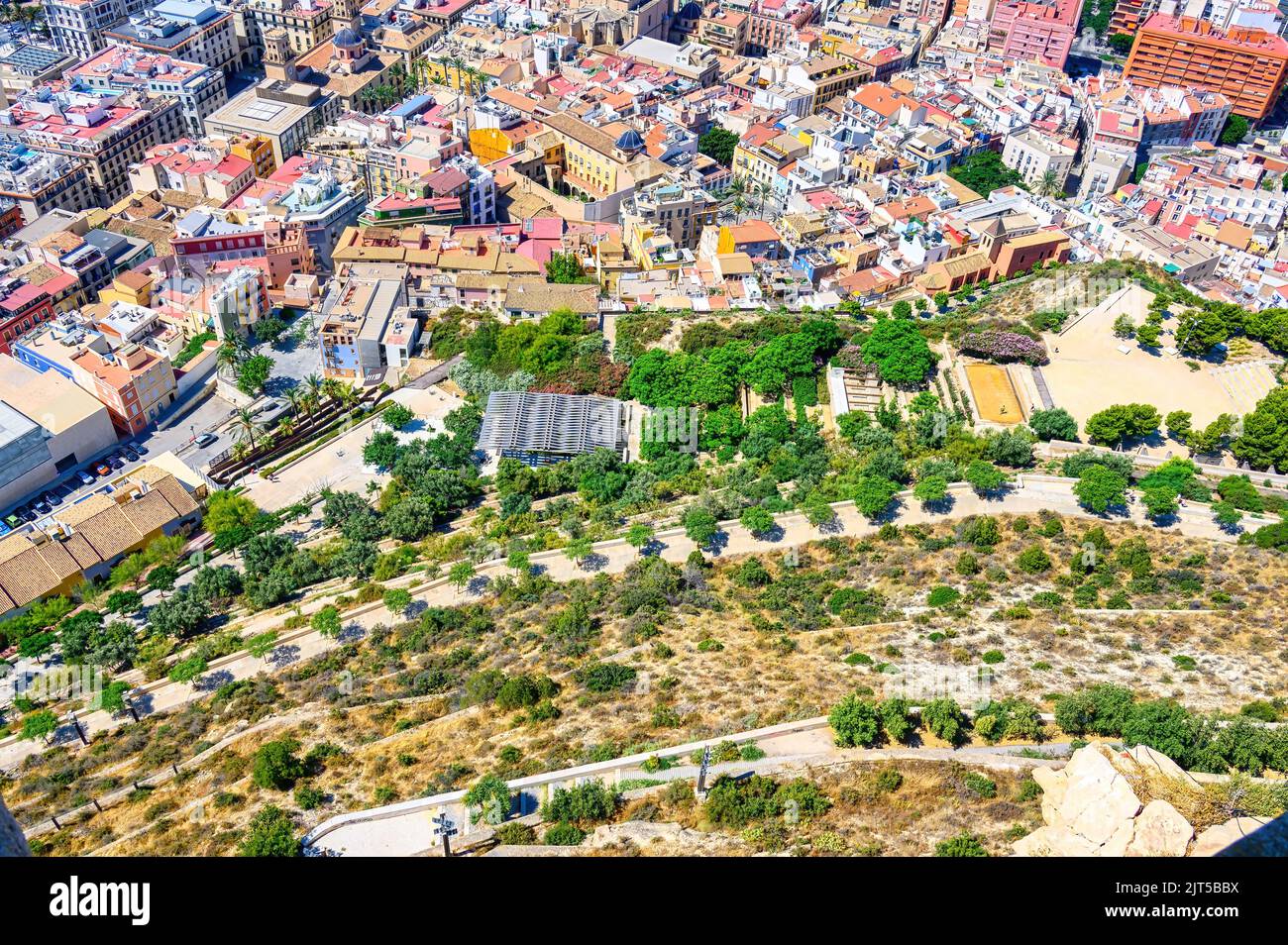 Alicante, views in the Santa Barbara Fort, Spain, 2022 Stock Photo - Alamy
