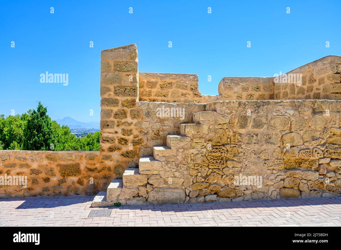 Alicante, views in the Santa Barbara Fort, Spain, 2022 Stock Photo - Alamy