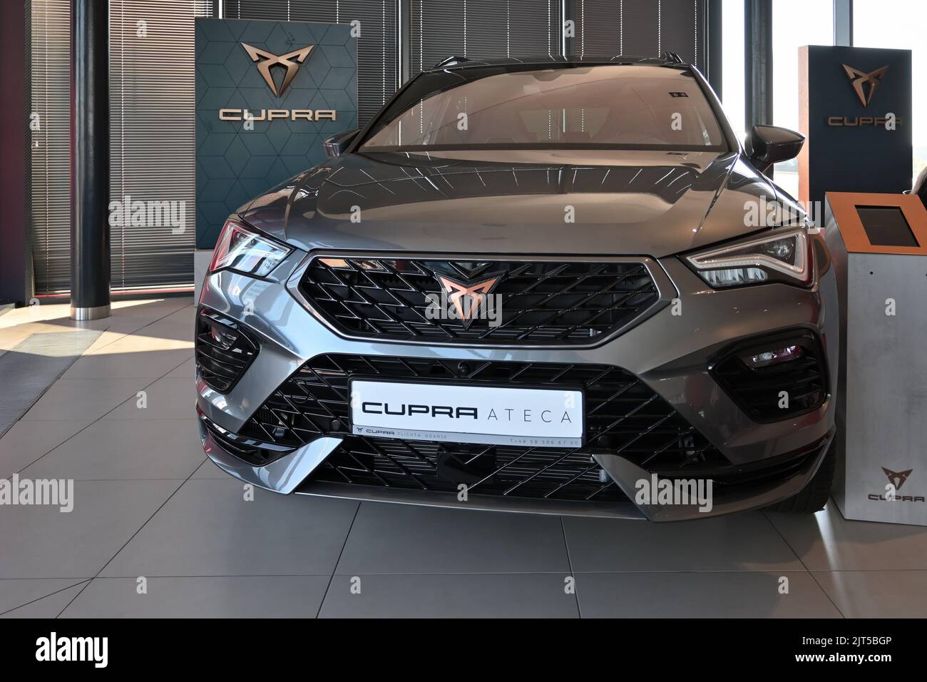 Gdansk, Poland - August 27, 2022: New model Seat Cupra Ateca presented ...