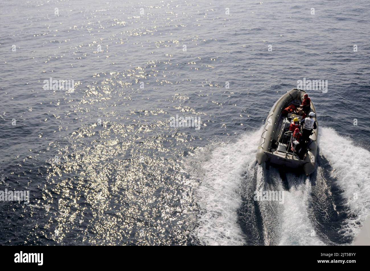 U.S. Sailors assigned to the command ship USS Blue Ridge (LCC 19 ...