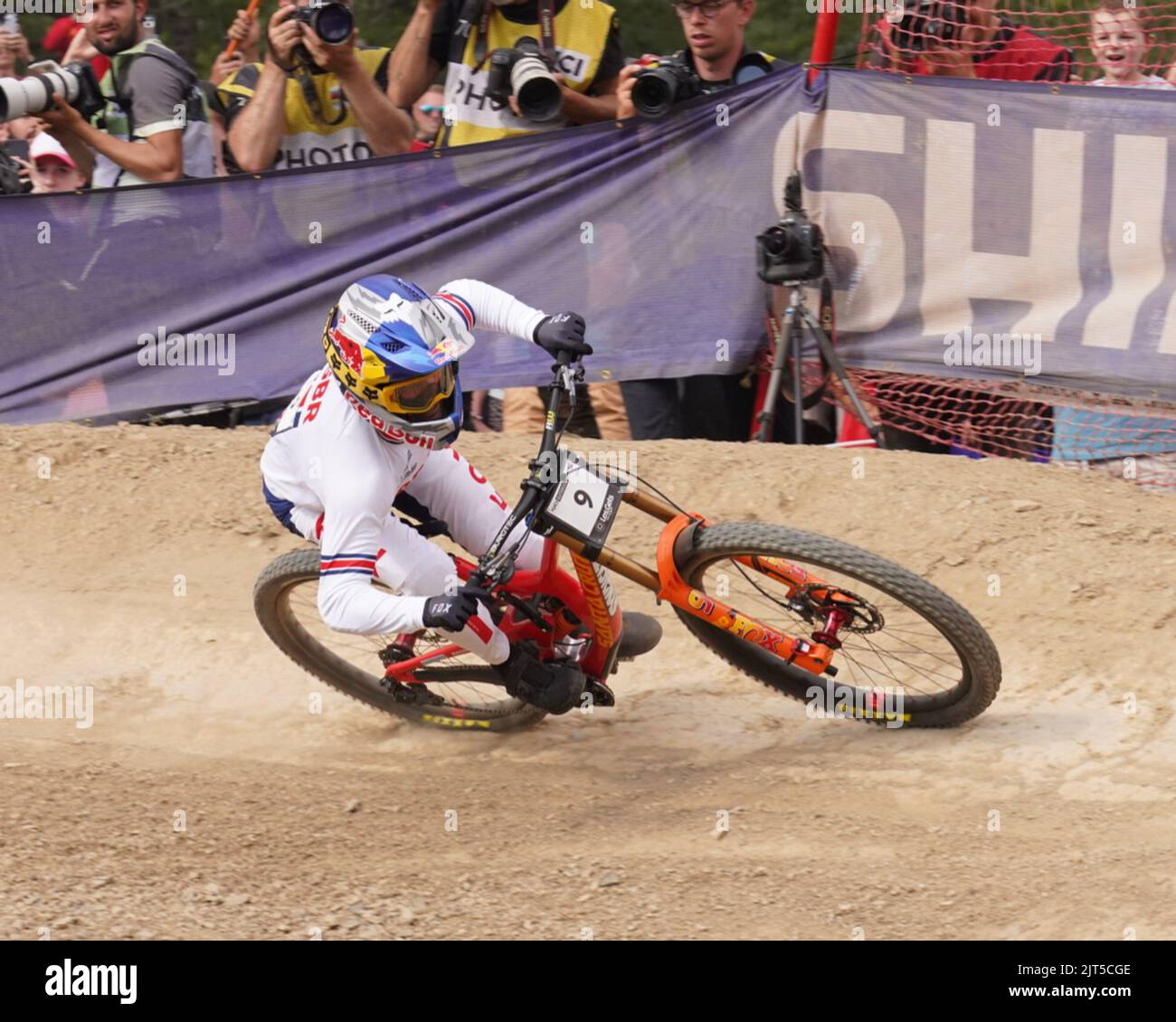 Les Gets, France. 27th Aug, 2022. 9 GREENLAND Laurie during UCI ...