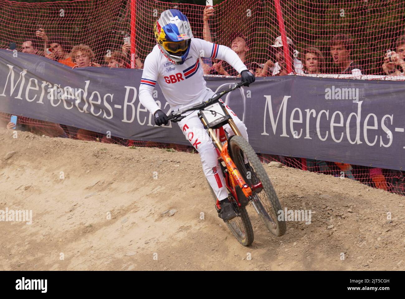 Les Gets, France. 27th Aug, 2022. 9 GREENLAND Laurie during UCI ...