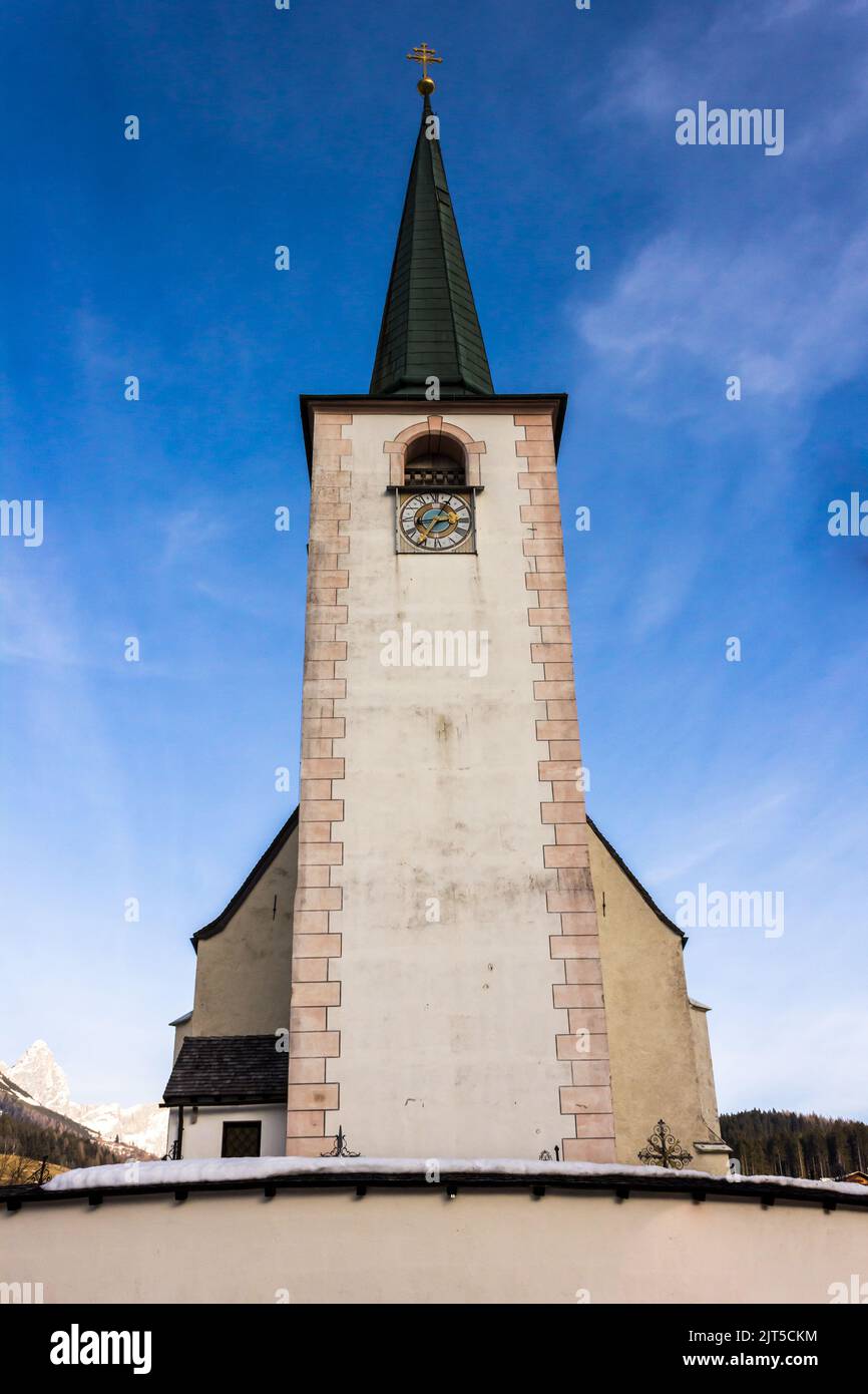 Typical Austrian church in Filzmoos, Austria Stock Photo - Alamy