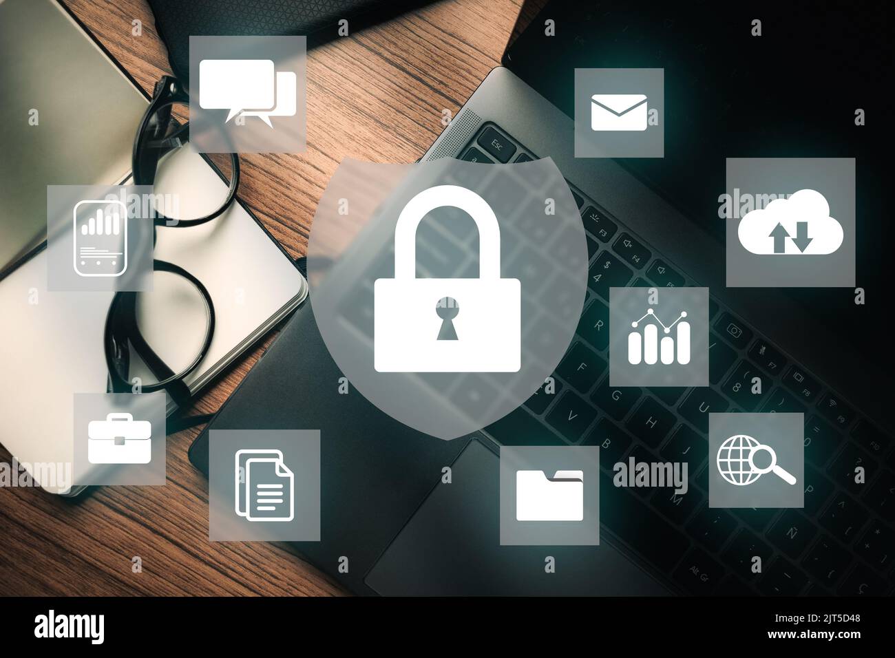 Security padlock shield icon against hi-res stock photography and images - Alamy