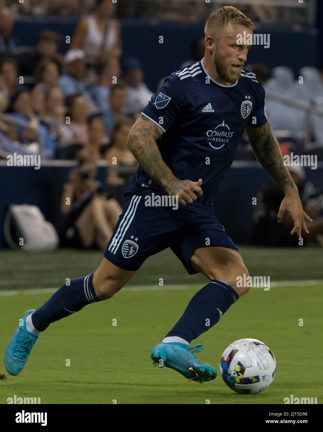 August 26, 2022, Kansas City, Kansas, USA: Profile shot of Sporting KC ...