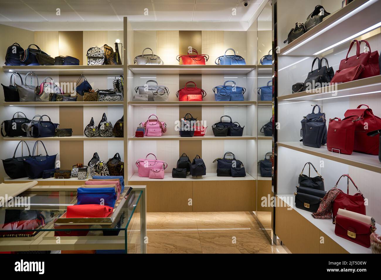 Longchamp store interior hi-res stock photography and images - Alamy