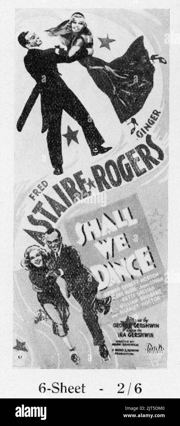 FRED ASTAIRE and GINGER ROGERS in SHALL WE DANCE 1937 director MARK ...