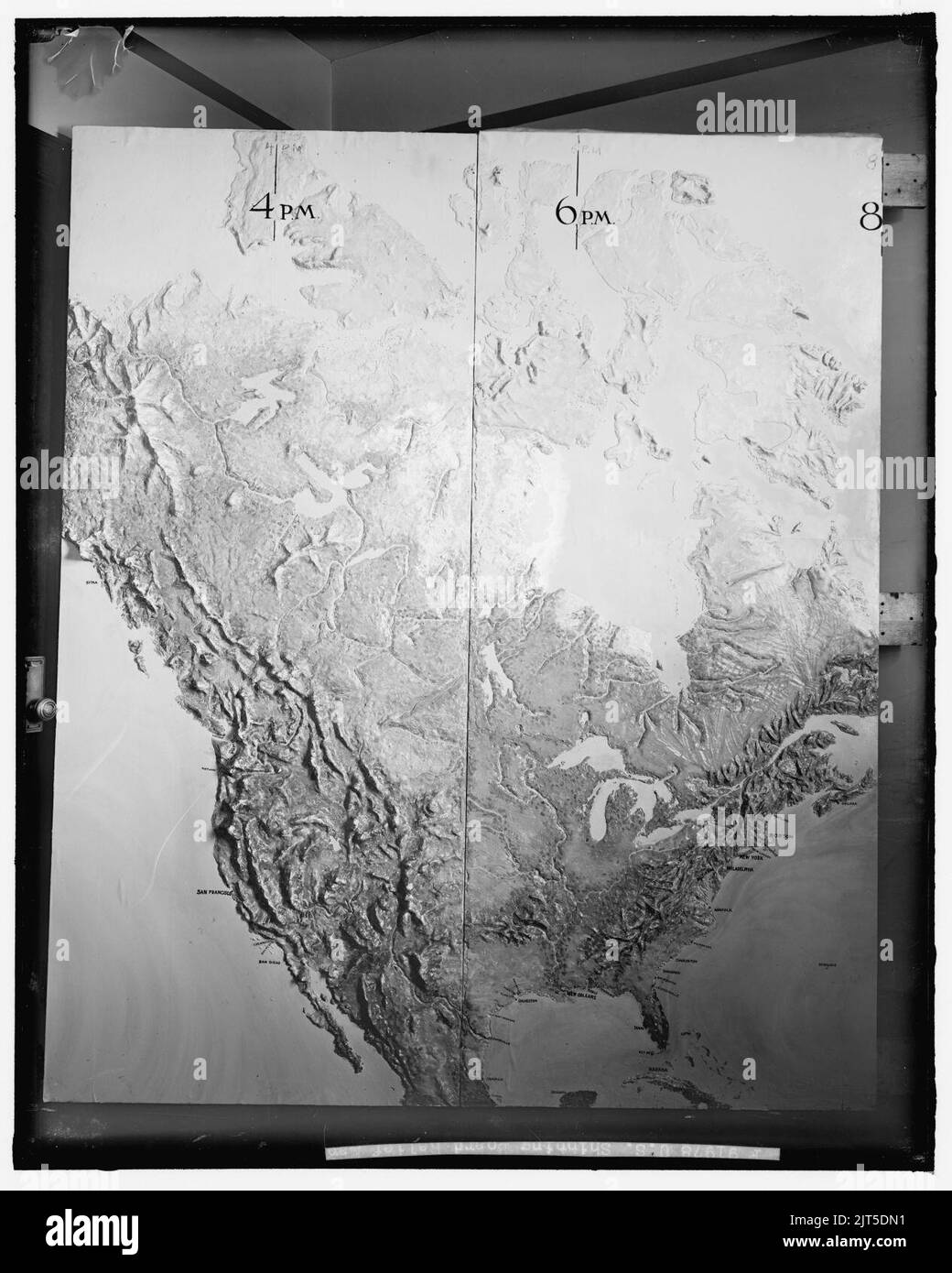 U.S. SHIPPING BOARD RELIEF MAP Stock Photo - Alamy