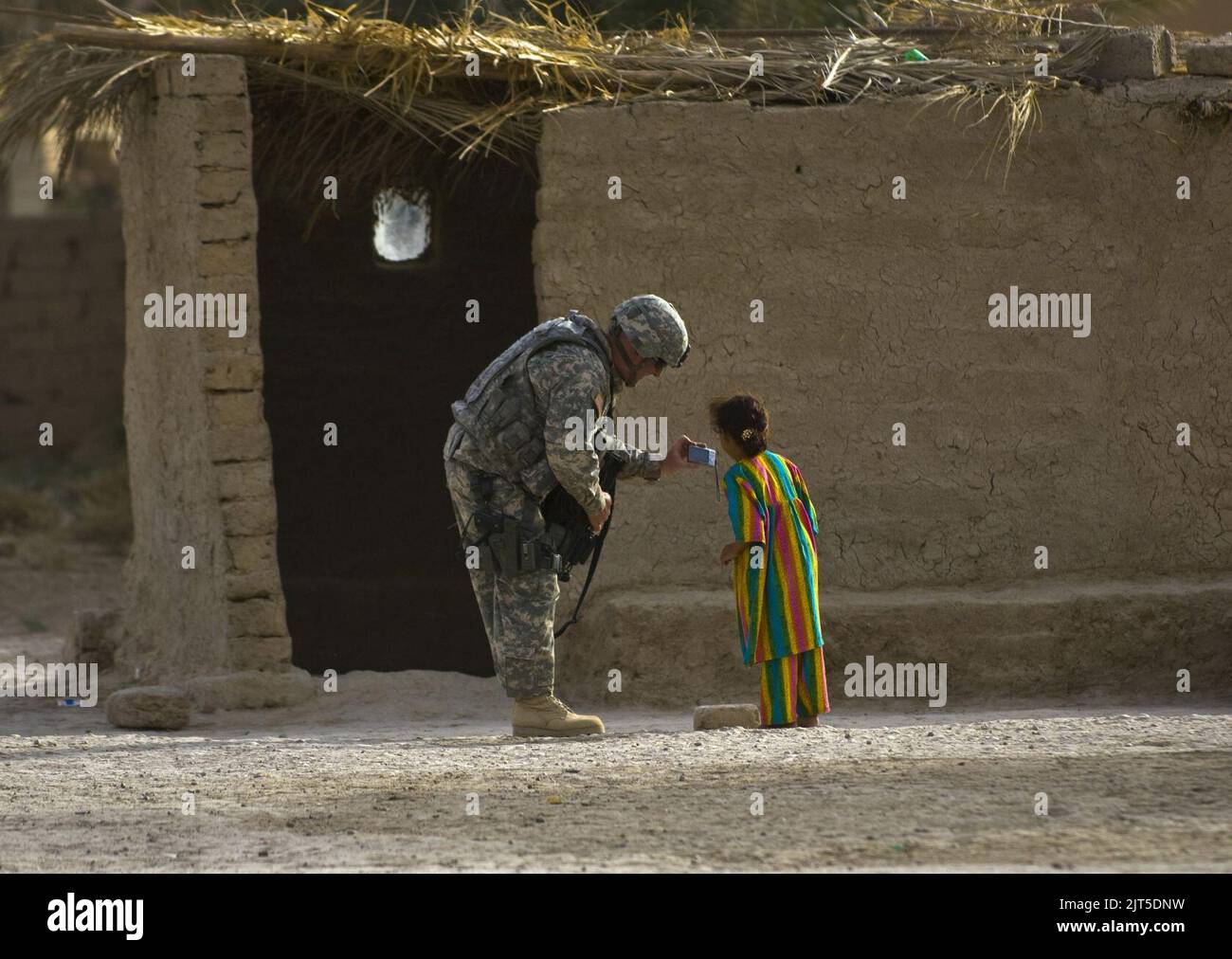 U.S. Soldier Takes a Break During Patrol Stock Photo - Alamy