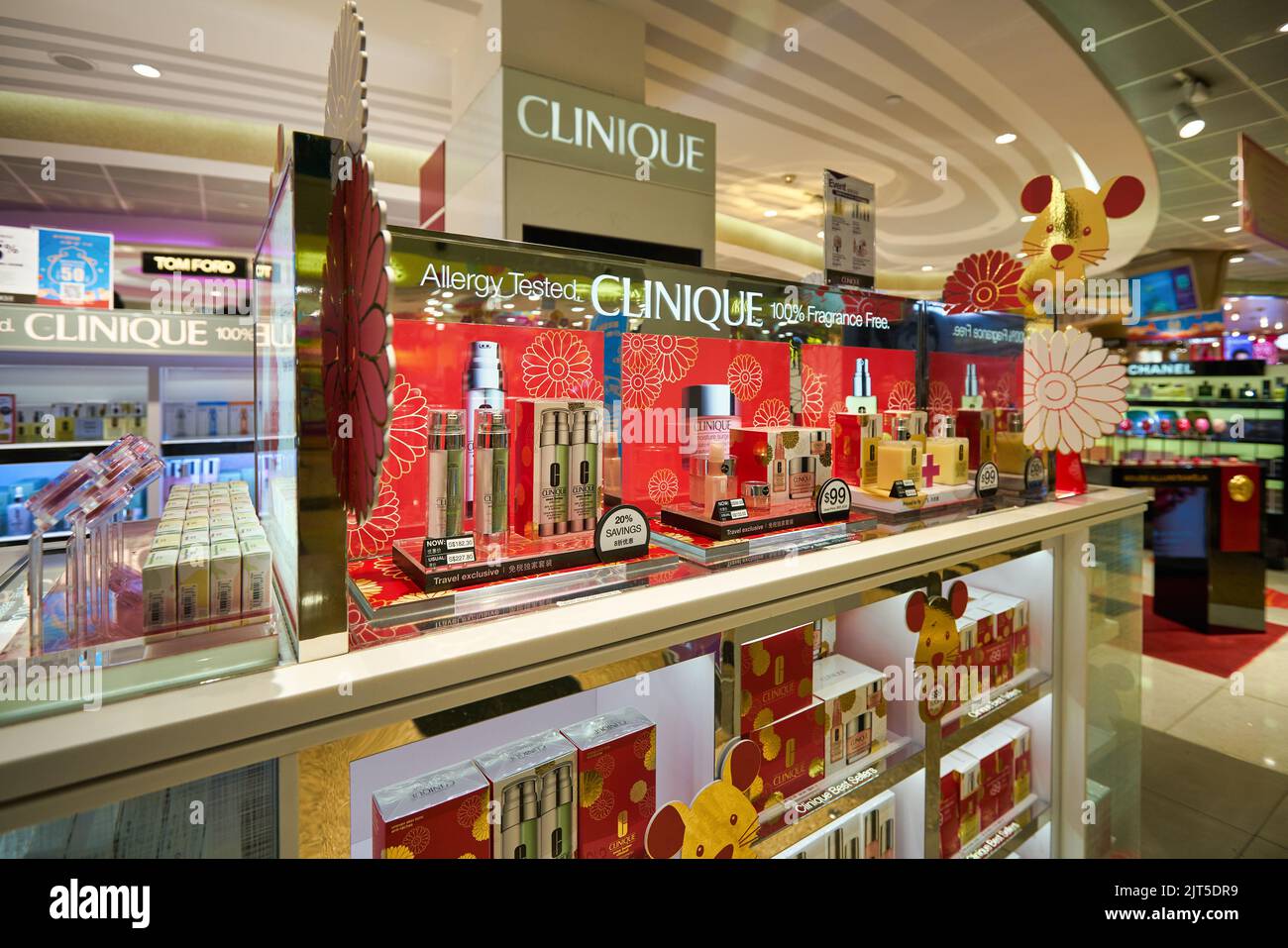 SINGAPORE - CIRCA JANUARY, 2020: Clinique personal care products on ...