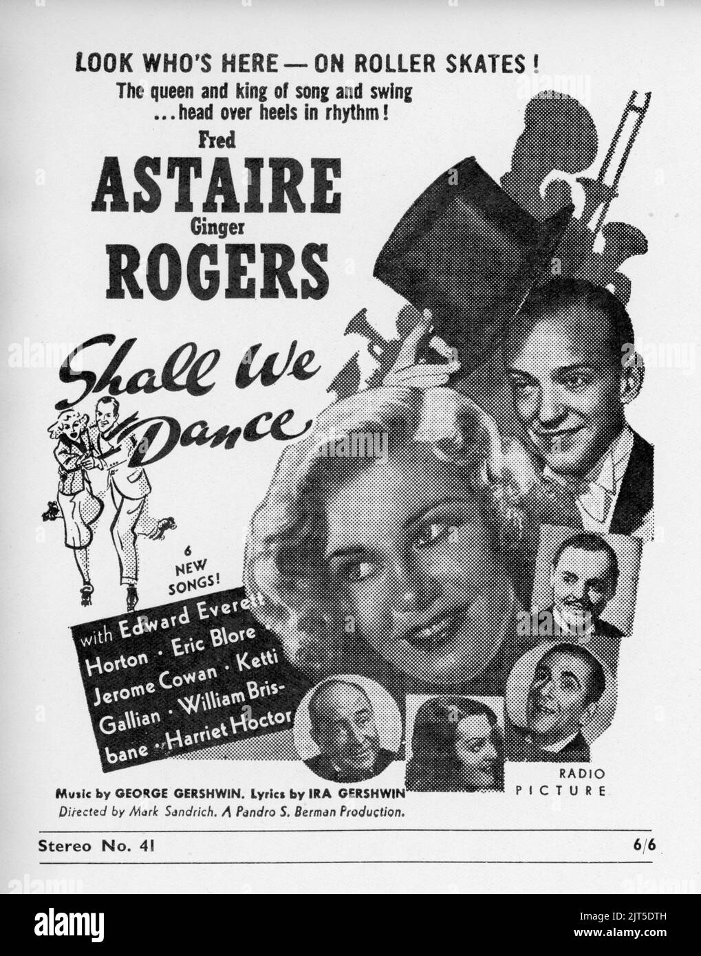 FRED ASTAIRE and GINGER ROGERS with EDWARD EVERETT HORTON and ERIC ...