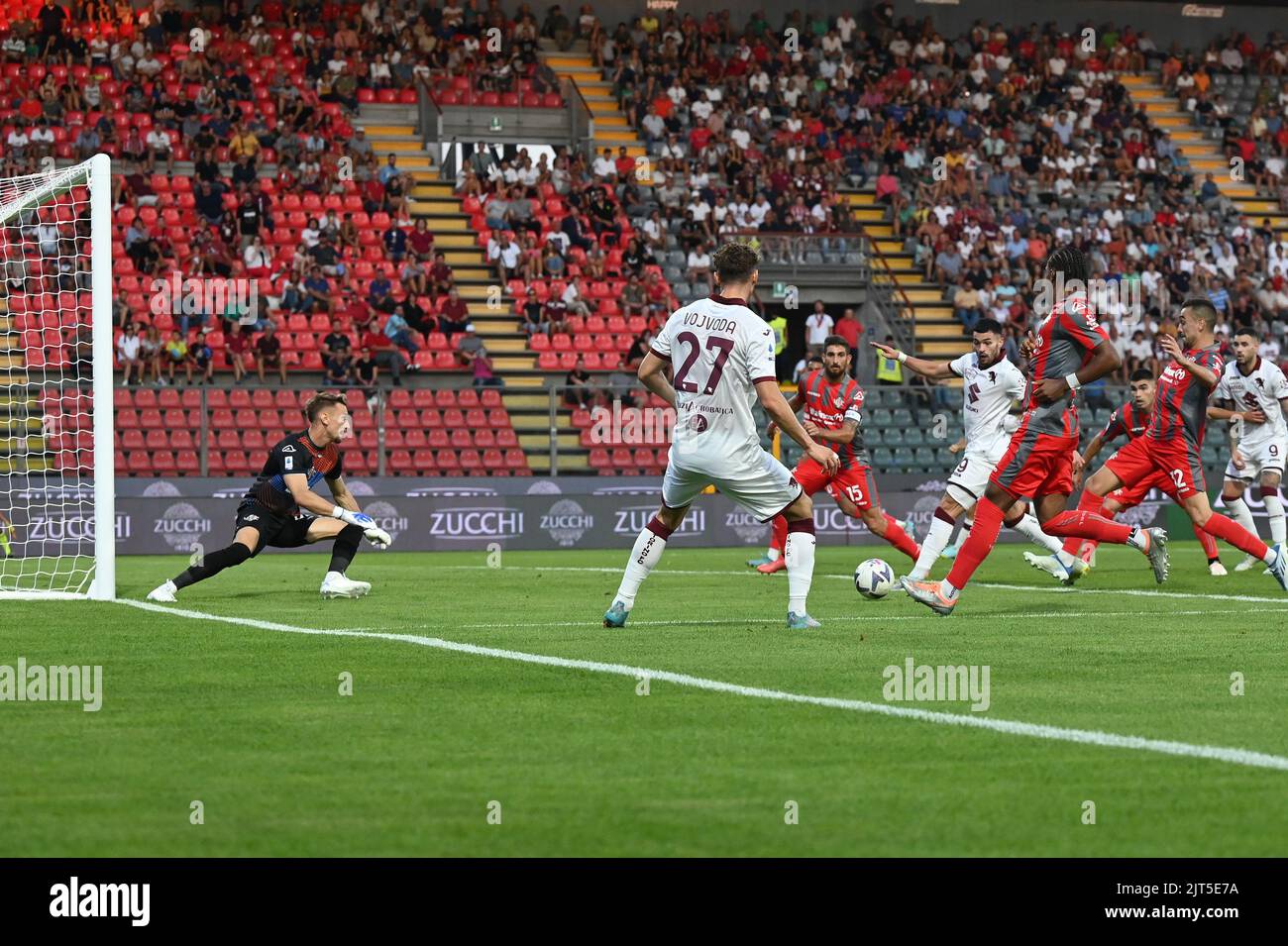 Giovanni Zini stadium, Cremona, Italy, August 27, 2022, nemanja radonic ...