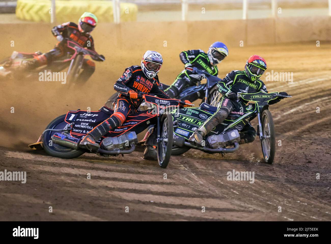 Danny King (red) and Rohan Tungate (blue) for Ipswich Witches, Sam ...