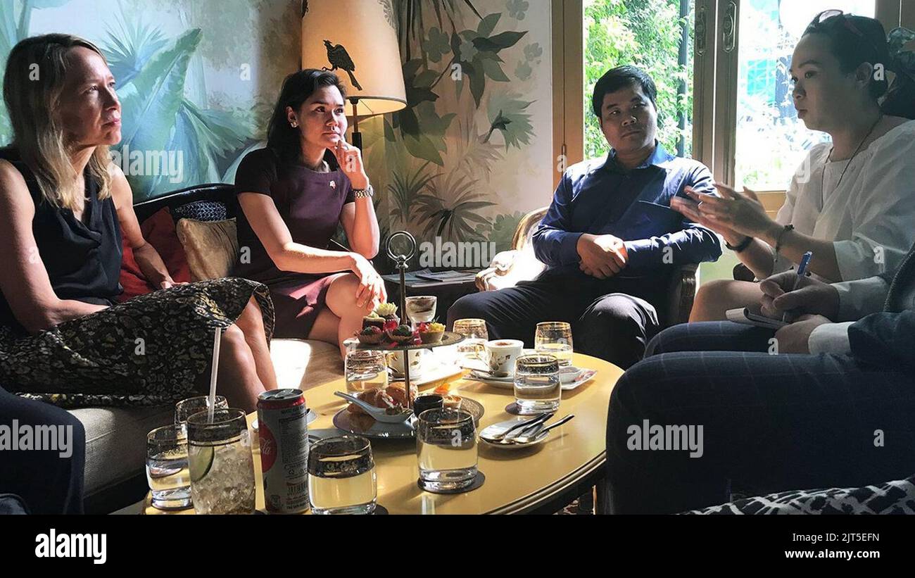 U.S. State Department Assistant Secretary of State Michelle Giuda meets ...