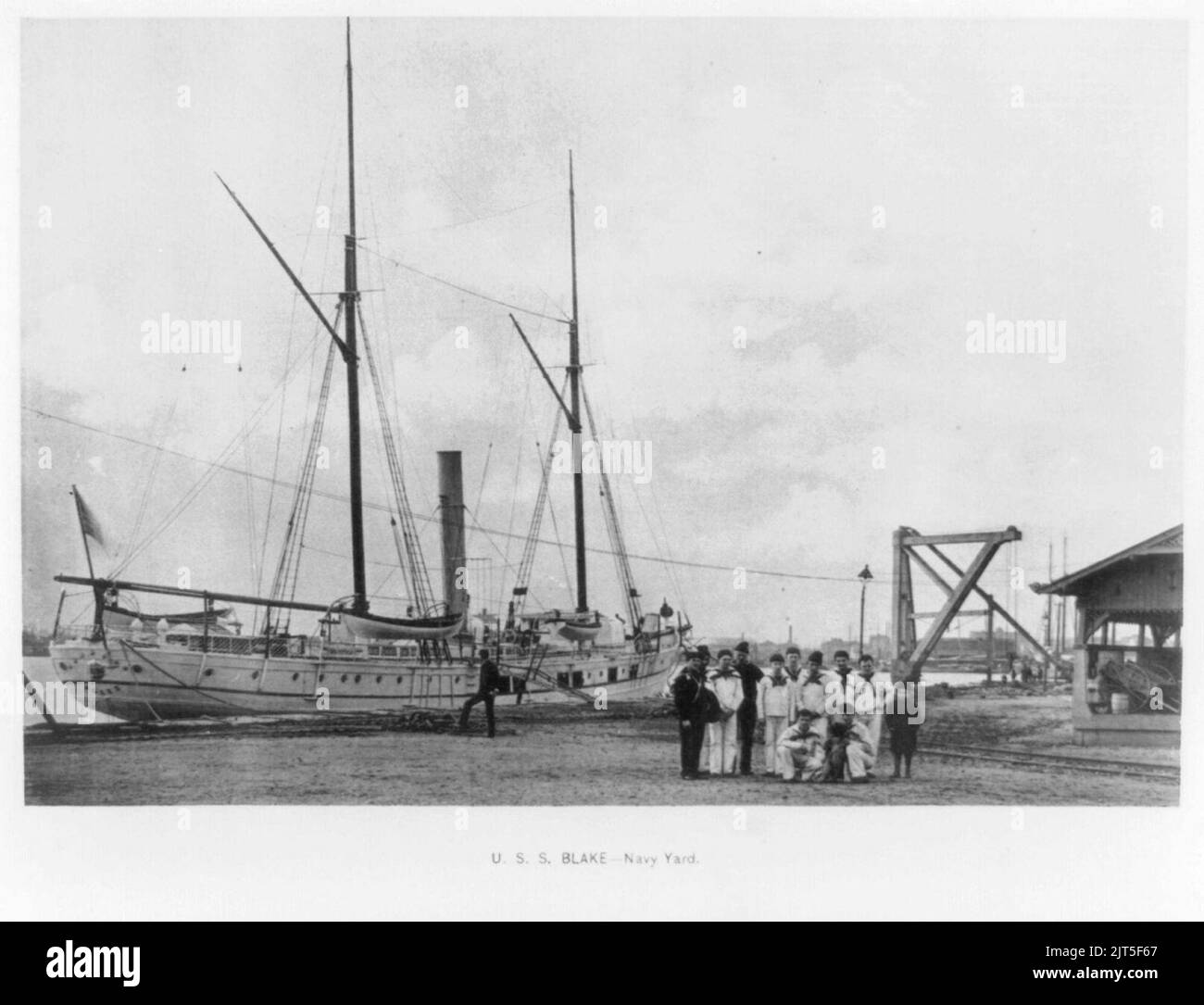 U.S.S. Blake-Navy Yard Stock Photo - Alamy