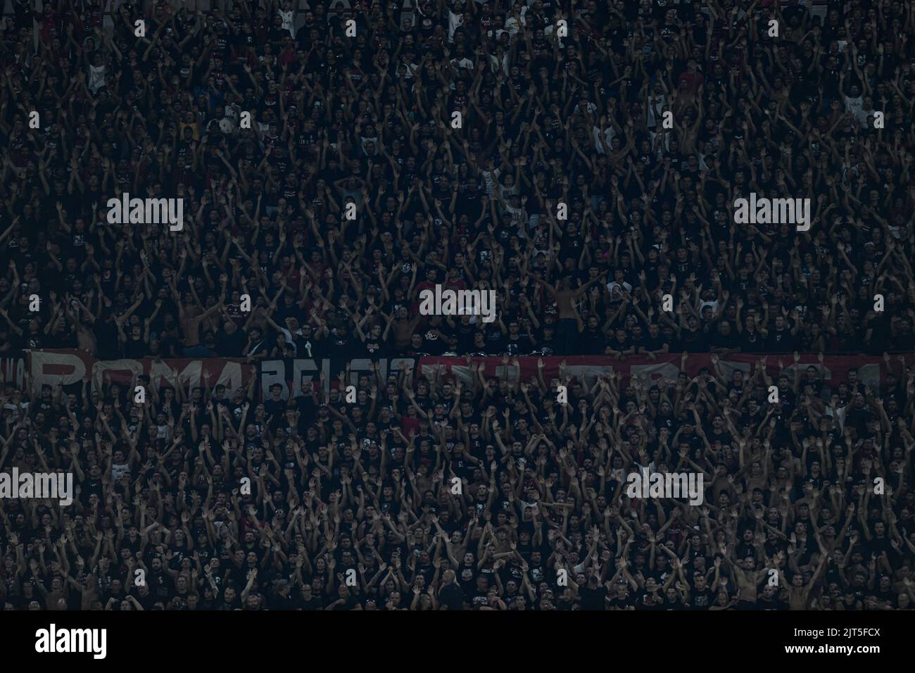 AC Milan supporters of Curva Sud during the Italian Serie A football ...