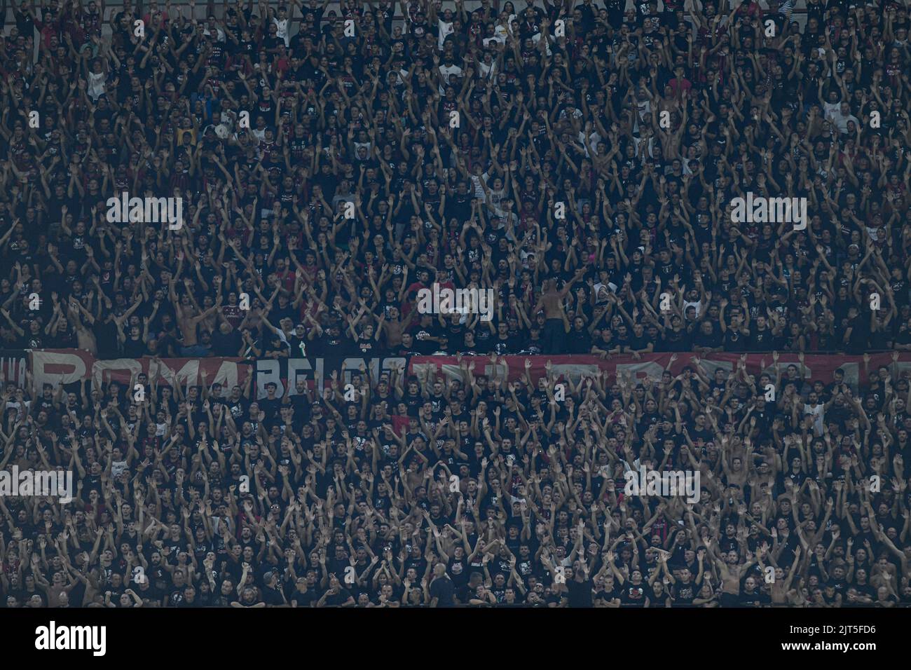 AC Milan supporters of Curva Sud during the Italian Serie A football ...
