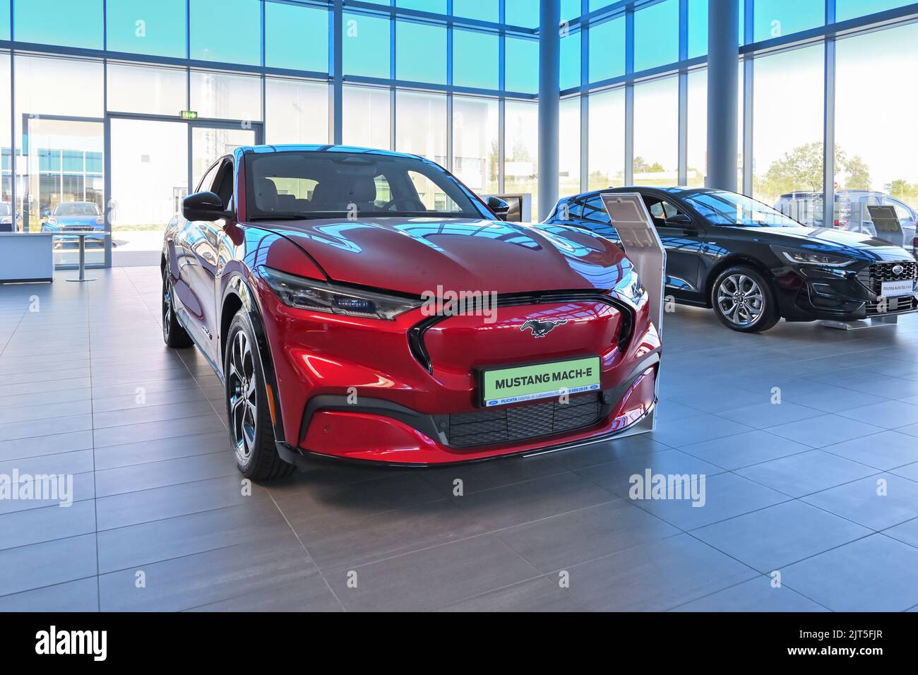 Gdansk, Poland - August 27, 2022: New model of Ford Mustang Mach-E ...