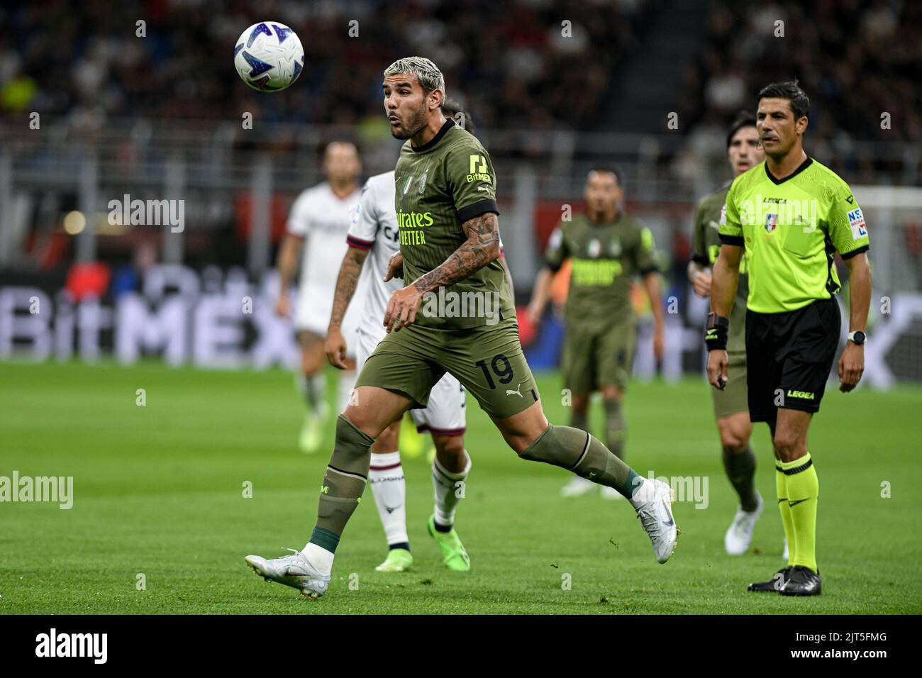 Theo Hernandez of AC Milan during the Italian Serie A football match AC ...