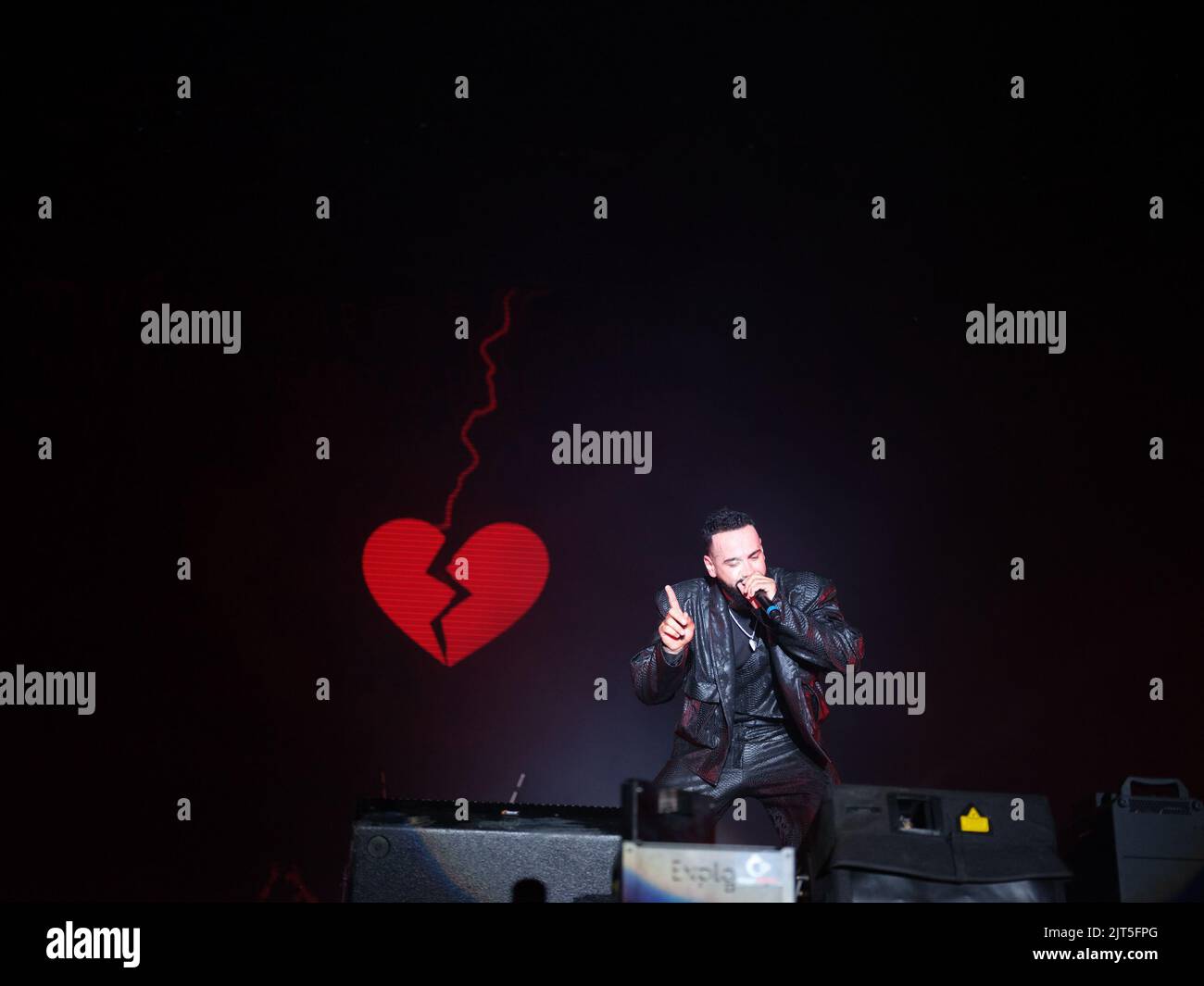 Capital T performing during the Sunny Hill Festival 2022 on August 26 ...