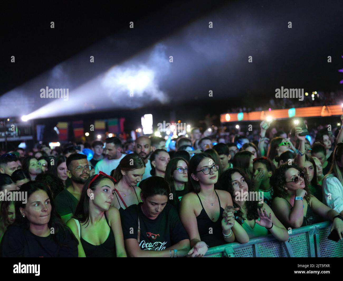 during the Sunny Hill Festival 2022 on August 26, 2022 in Tirana ...