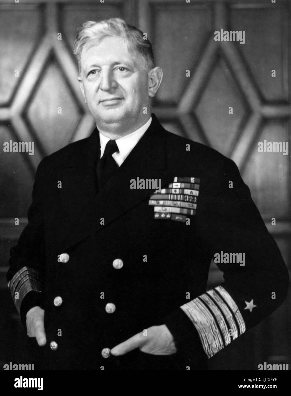 UA 45.02.01 Admiral Henry Kent Hewitt (cropped Stock Photo - Alamy