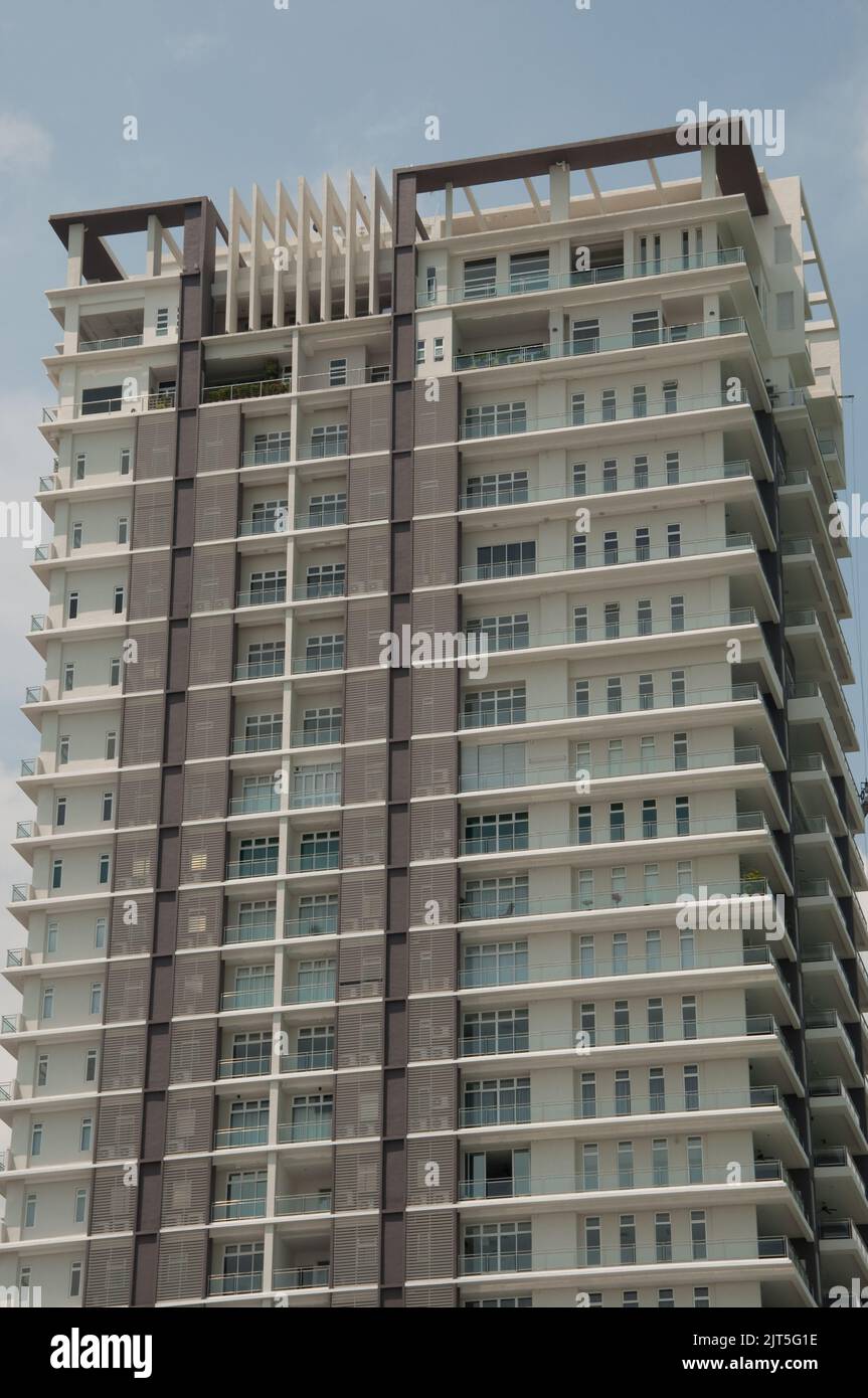 Skyscraper, George Town, Penang, Malaysia, Asia. As a modern, rapidly ...