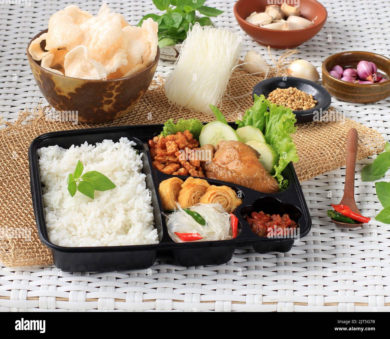 Nasi berkat hi-res stock photography and images - Alamy