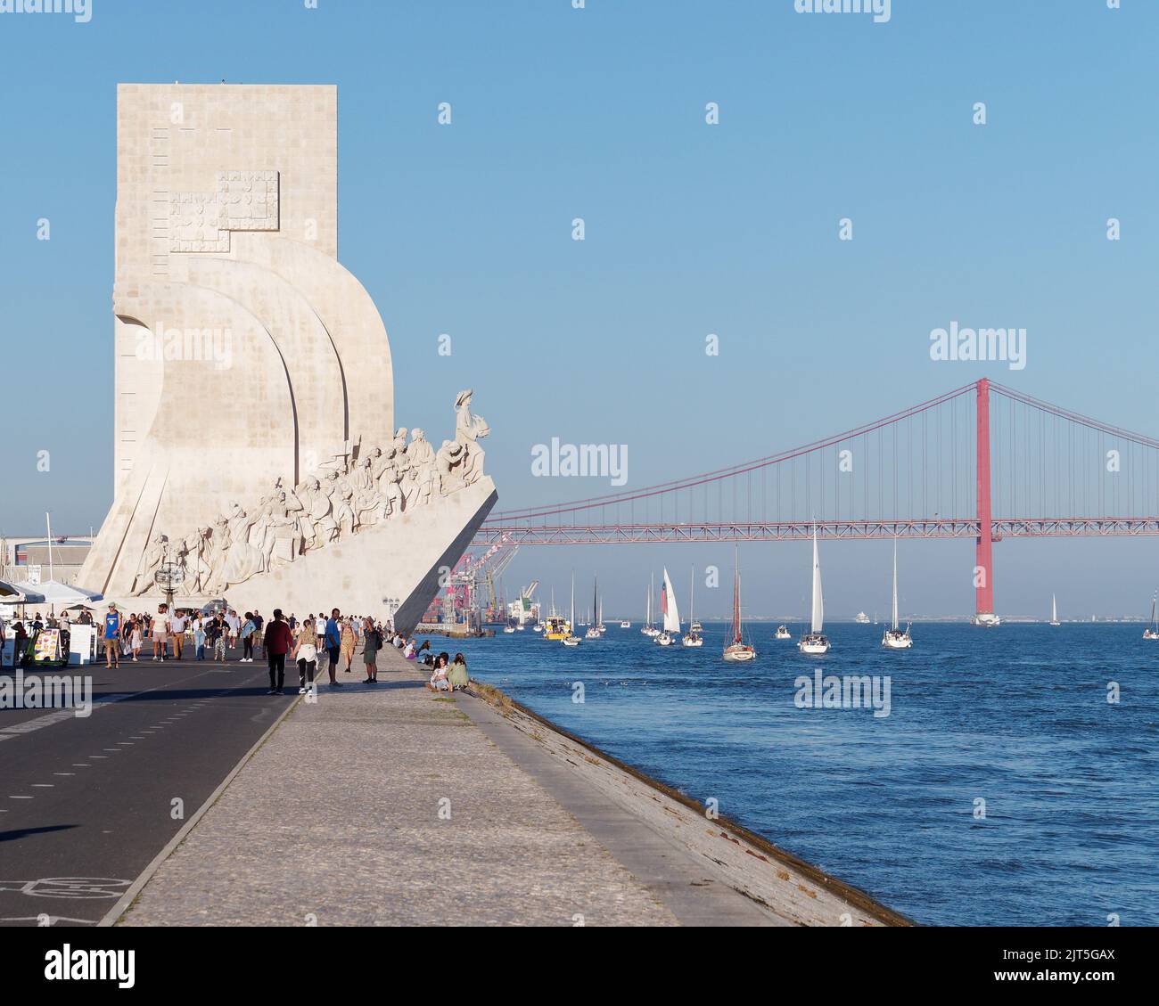 The Padrão dos Descobrimentos (Monument to the Discoveries) in Belem ...